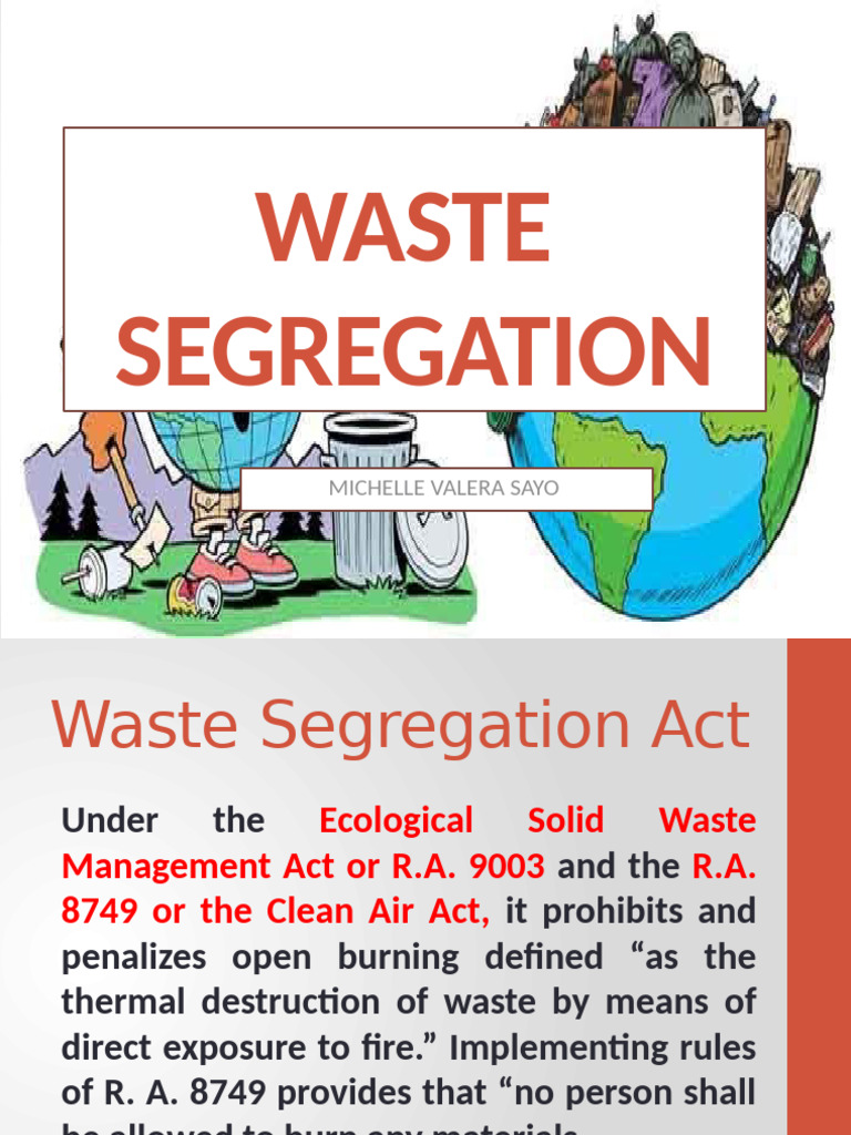 Waste Segregation Guidelines and Benefits | PDF | Waste | Waste Management