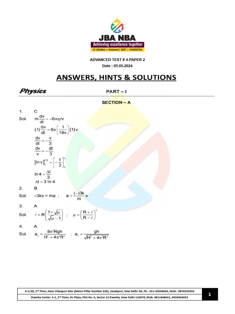 Advanced Test Schedule 2024 | PDF | Higher Education