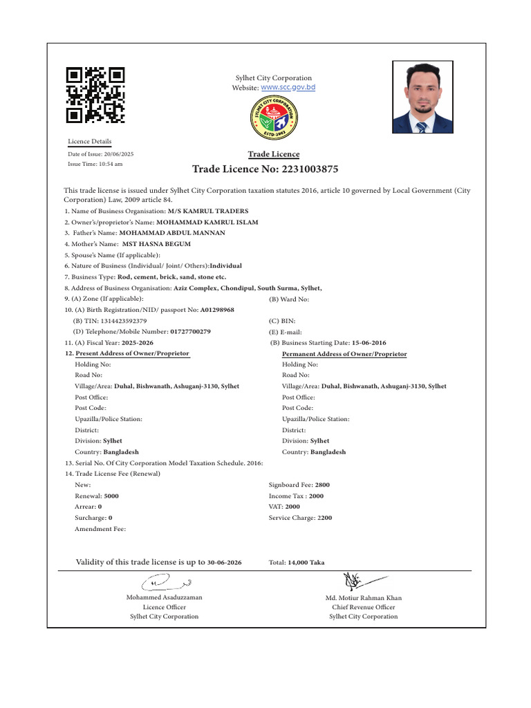 Trade Licence | PDF