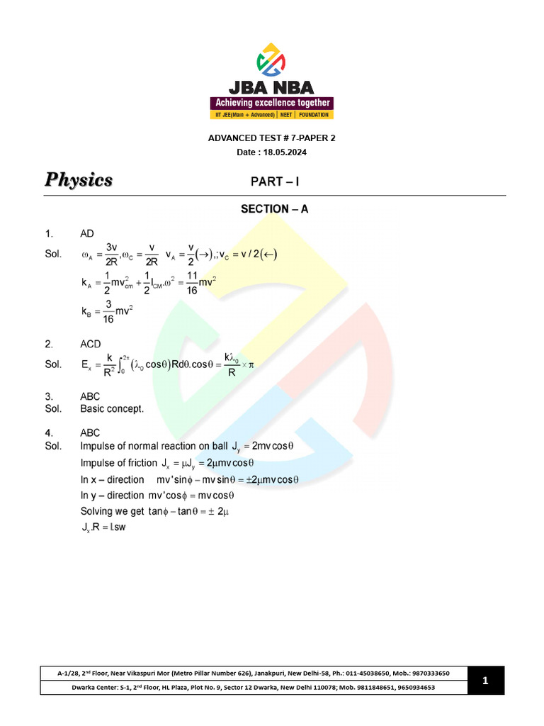 Advanced Test Schedule for JBA NBA | PDF | Student Assessment And ...