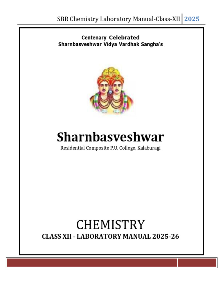 p2 Chemistry Practical 2025-26 Final Copy-1 | PDF | Titration | Chemistry