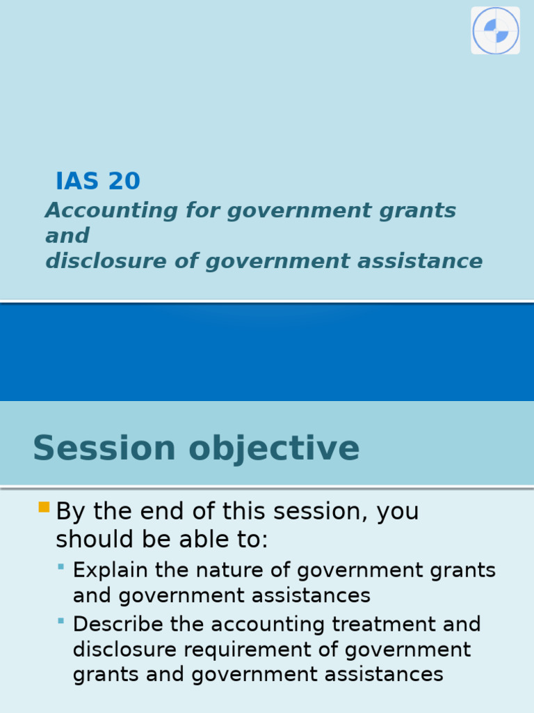 IAS 20 - Government Grants | PDF | Depreciation | Income