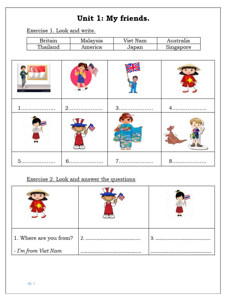 My Friends and Daily Routines Activities | PDF | Cuisine | Foods