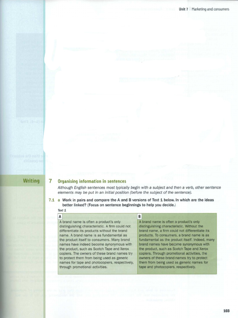 Unit 7, Writing | PDF