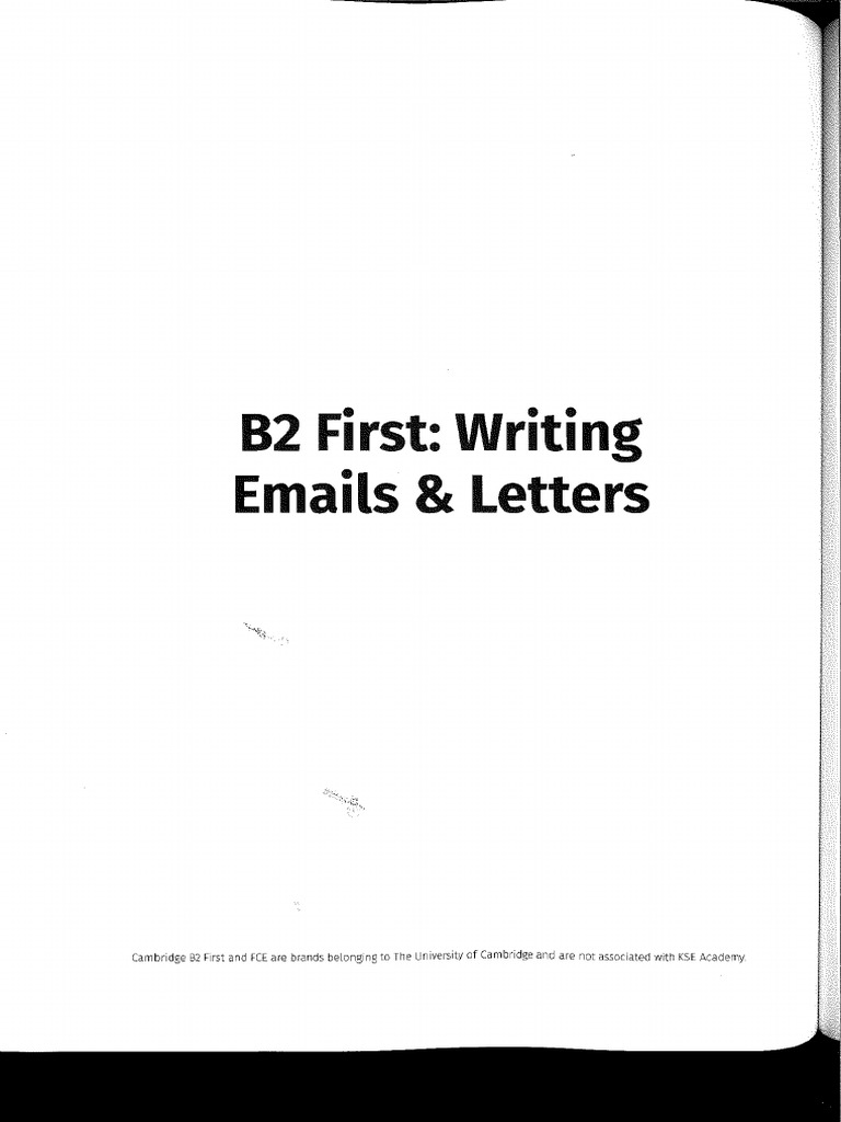 FCE Writing | PDF