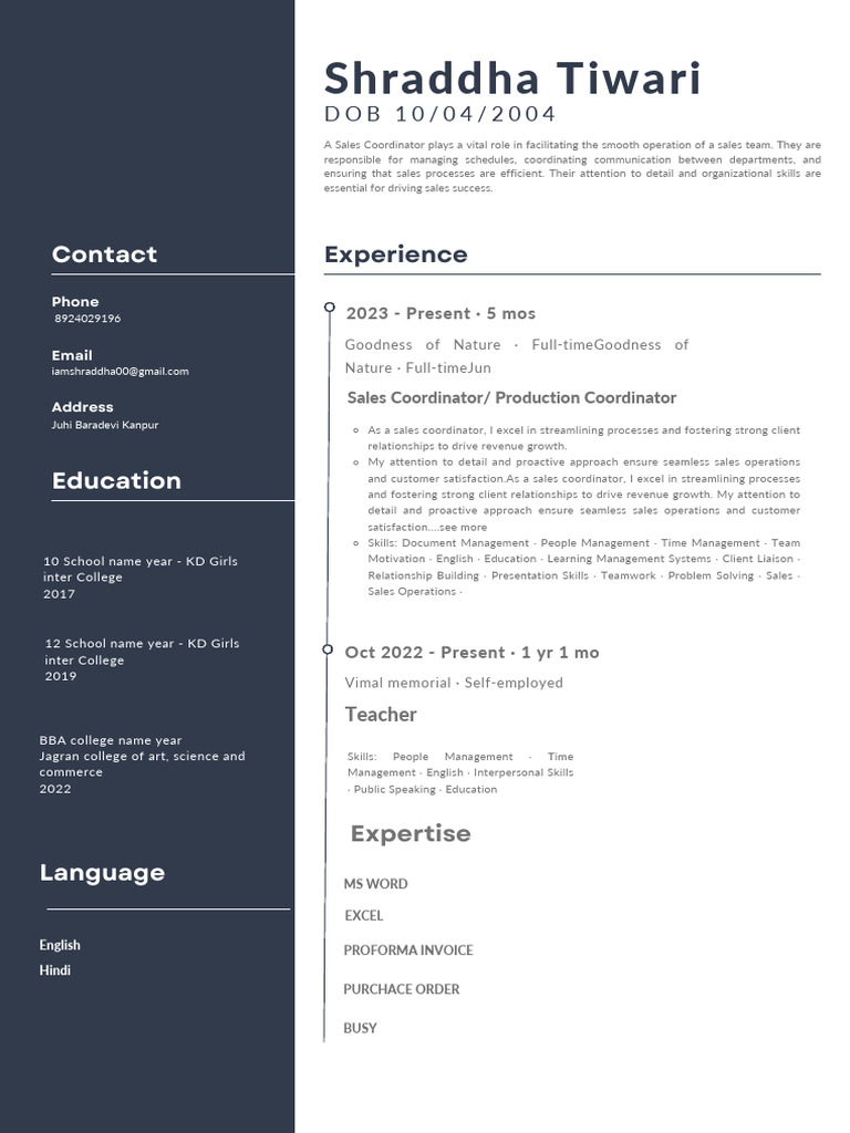 Shraddha Tiwari | PDF | Business | Cognition