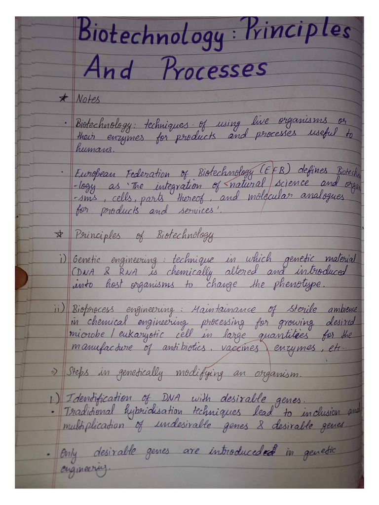 Biotechnology Pdf
