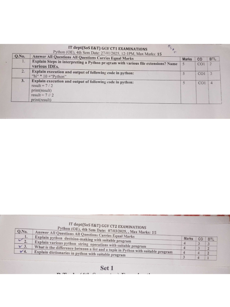 Cse 2nd Year Pyq | PDF