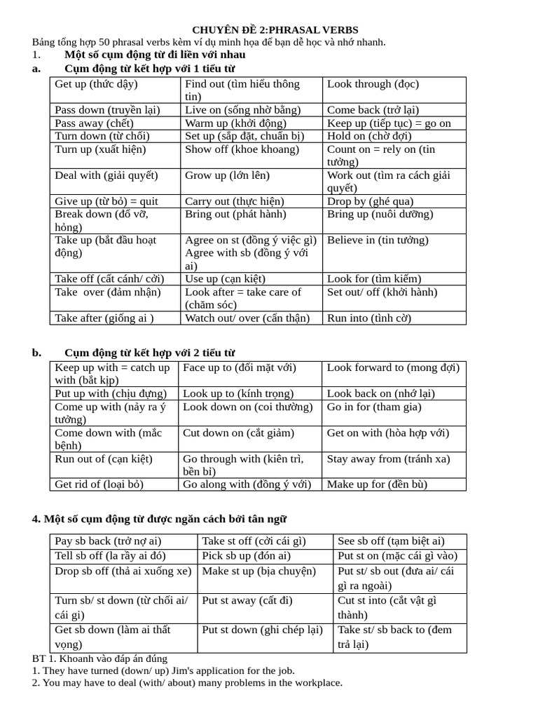 Phrasal Verb | PDF