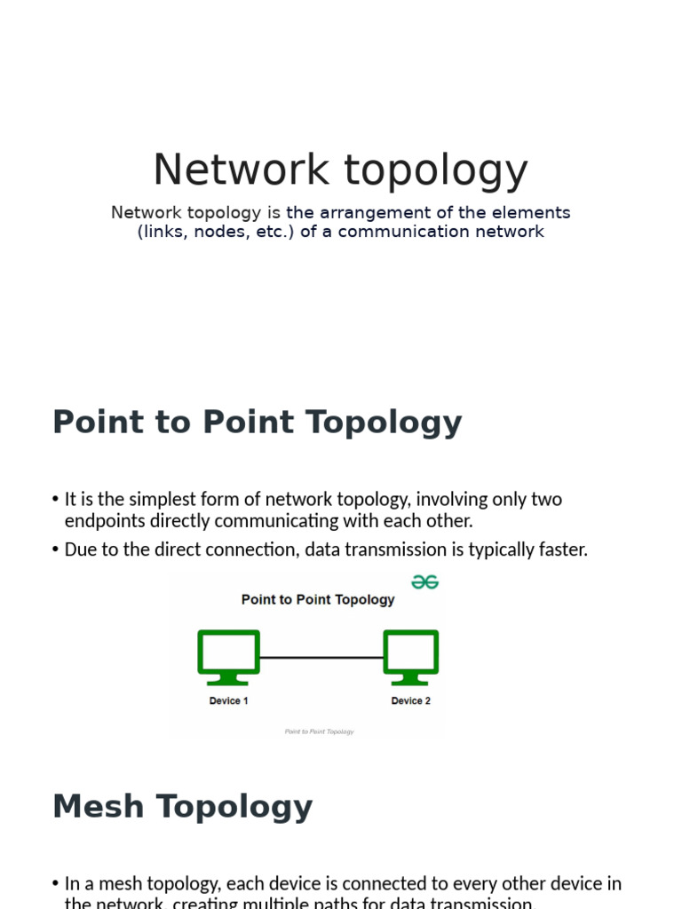 Network Topology | PDF | Network Topology | Computer Network
