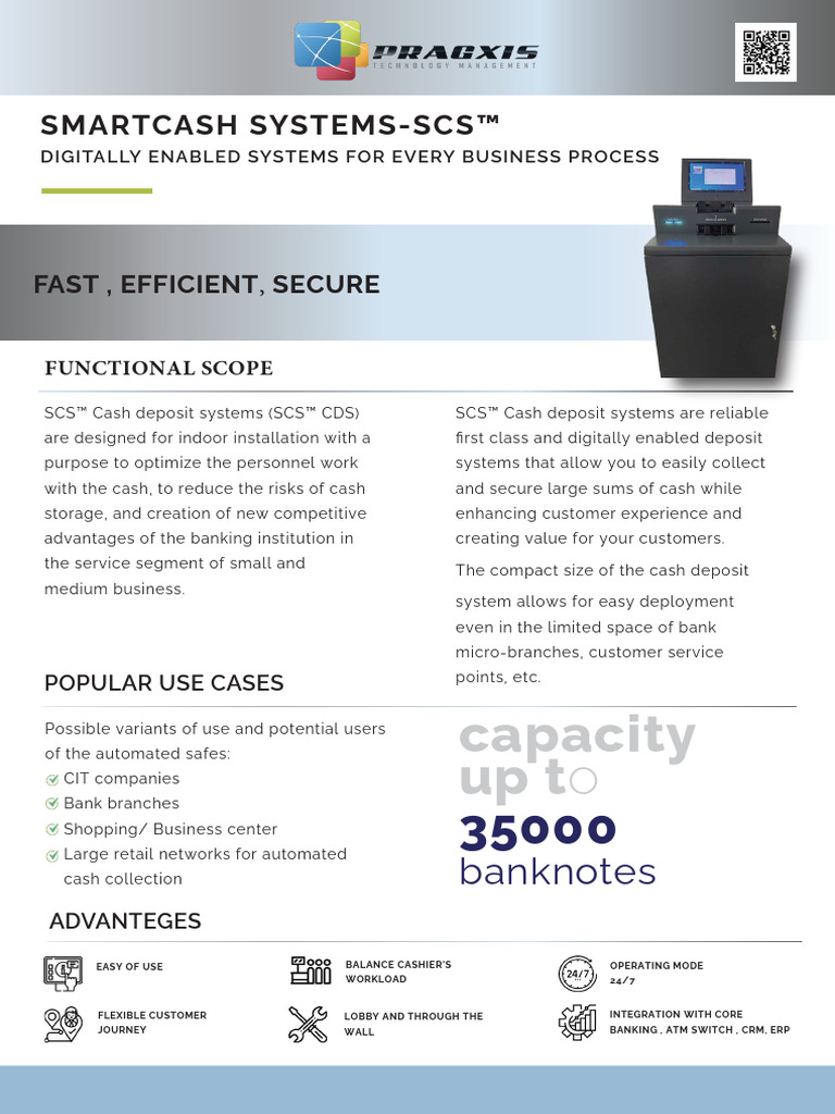 SCS Cash Deposit System Eng01 e | PDF | Banks | Cash