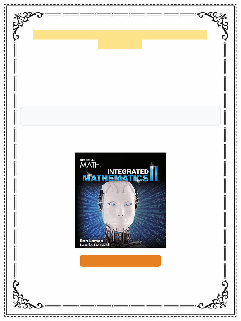 Big Ideas Integrated Math 2 2016 Big Ideas Math Ron Larson full | PDF ...