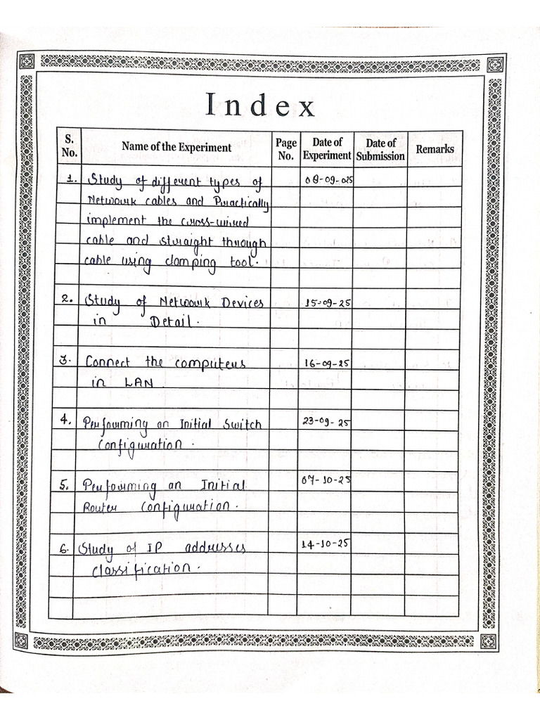 Computer Network Lab | PDF