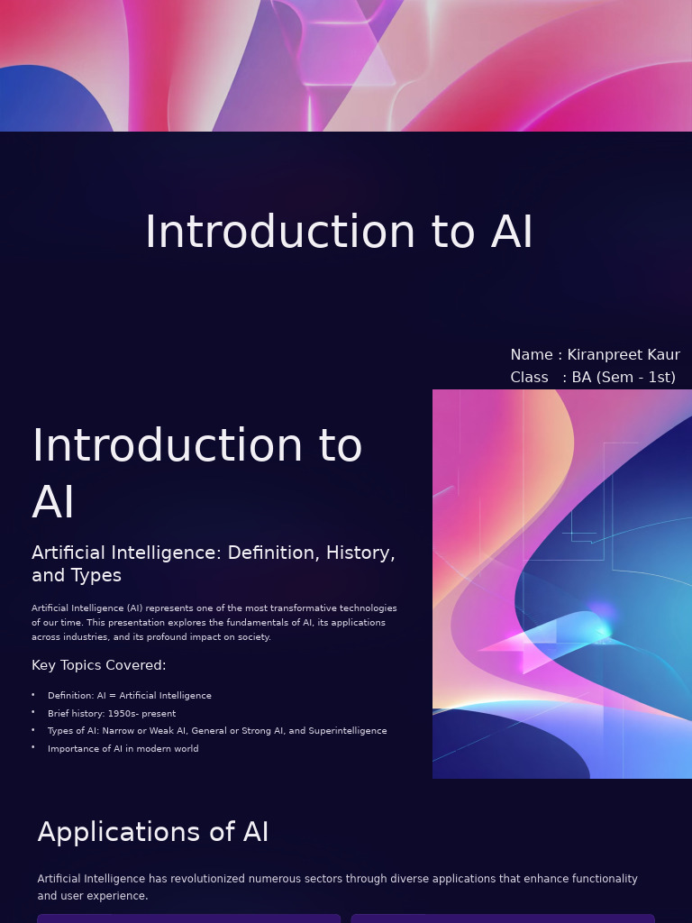 Introduction to AI | PDF | Artificial Intelligence | Intelligence (AI ...