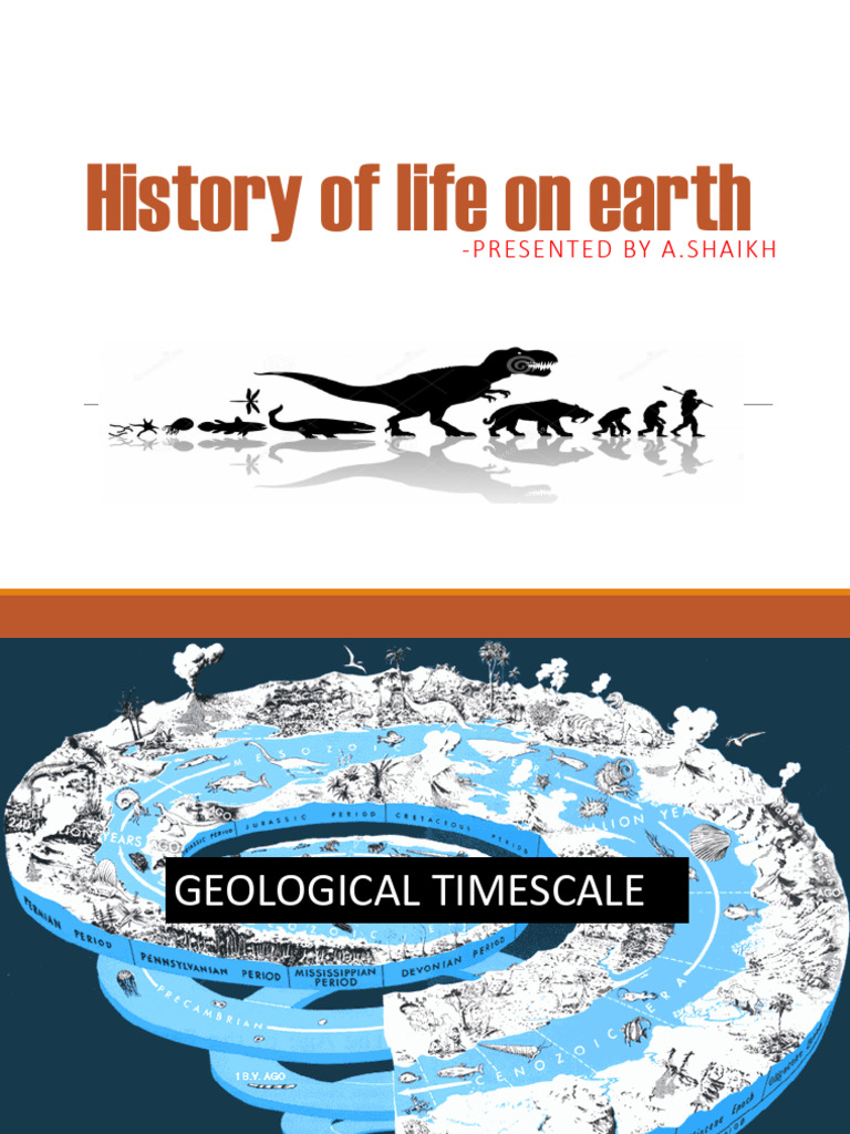 2.2) History of Life On Earth - Geological Timescale | PDF | Geologic ...