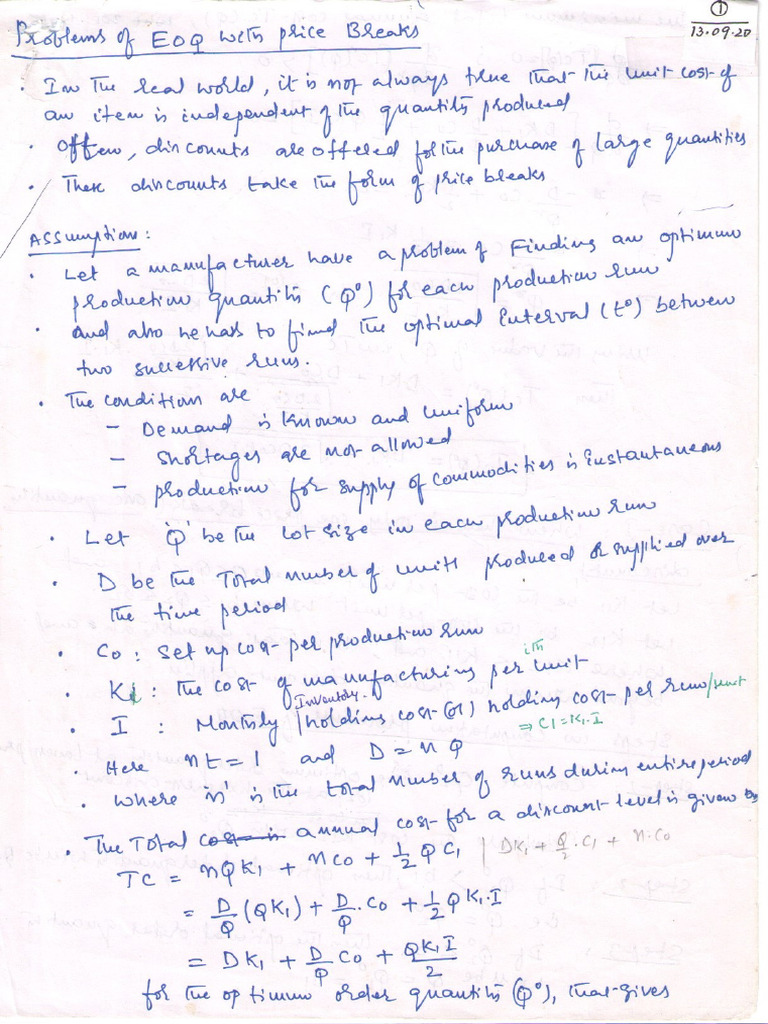 Inventory Theory 3 | PDF