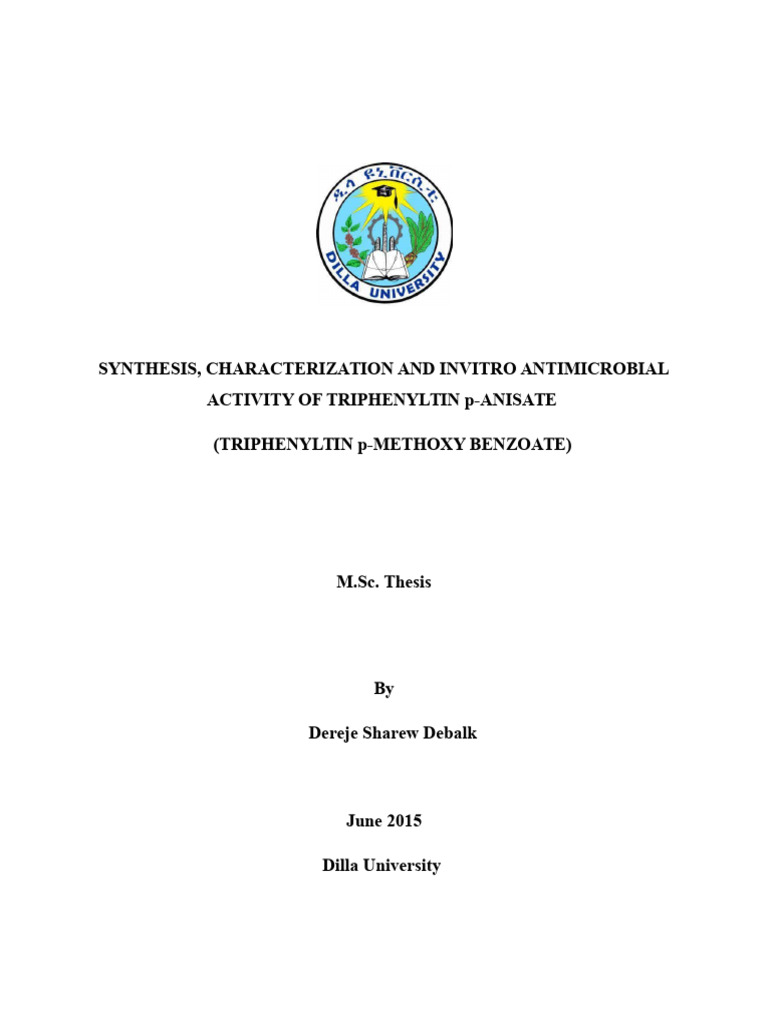 Synthesis, Characterization and Invitro Antimicrobial Activity of ...