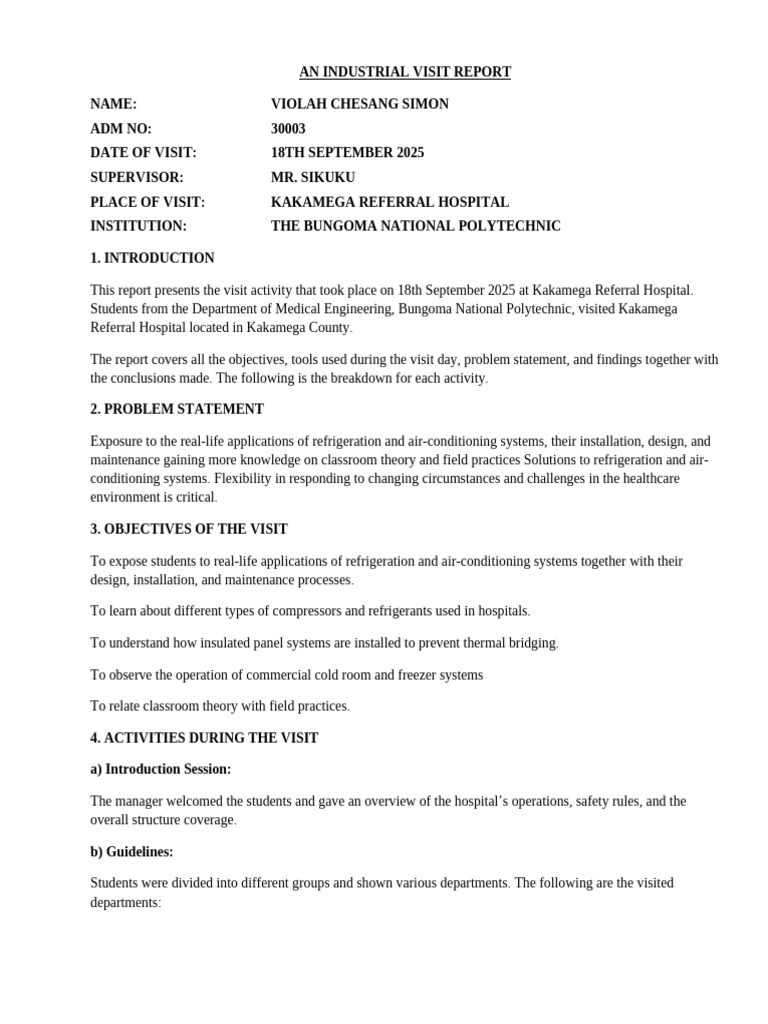 Report 4 | PDF | Refrigeration | Refrigerator