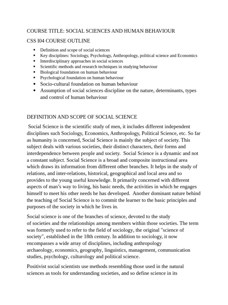 104 Social | PDF | Social Sciences | Survey Methodology