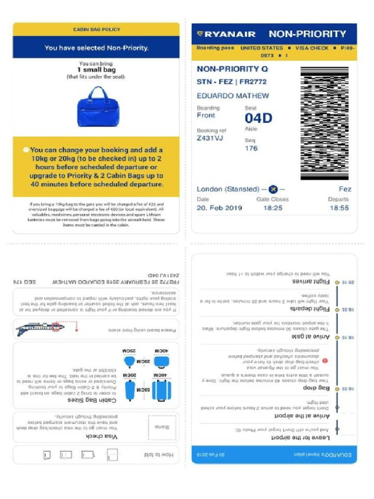Flight Ticket | PDF