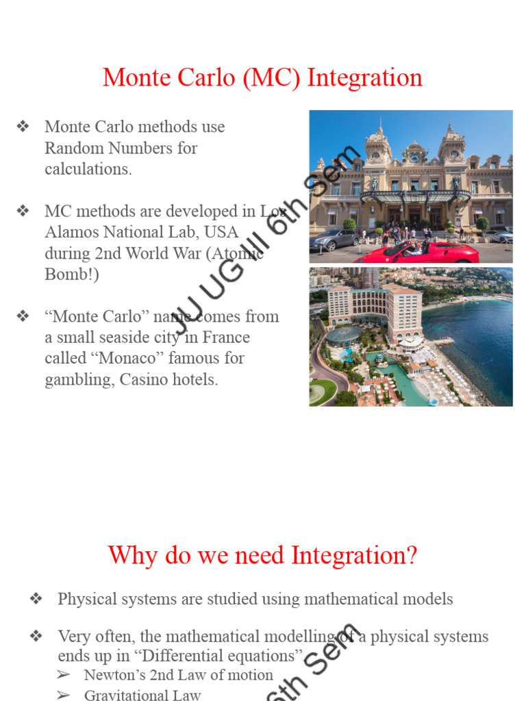 Monte Carlo Integration Explained | PDF