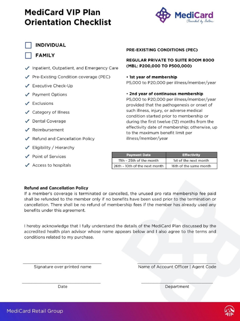 VIP Orientation Checklist | PDF