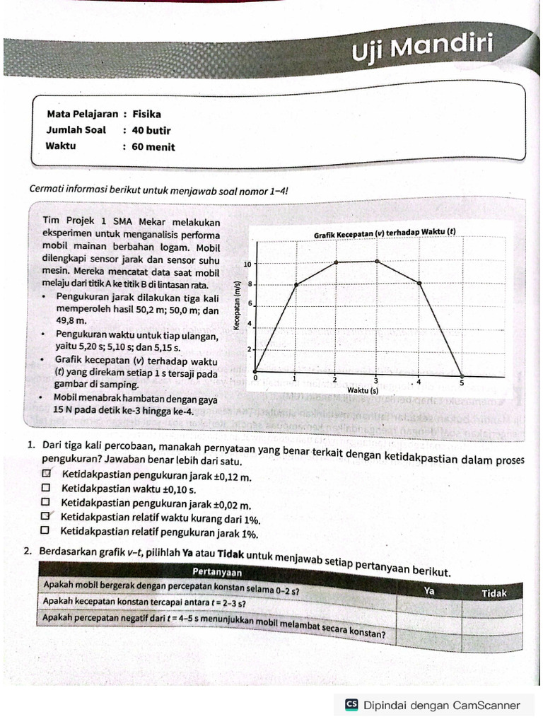 Latihan Soal TKA | PDF