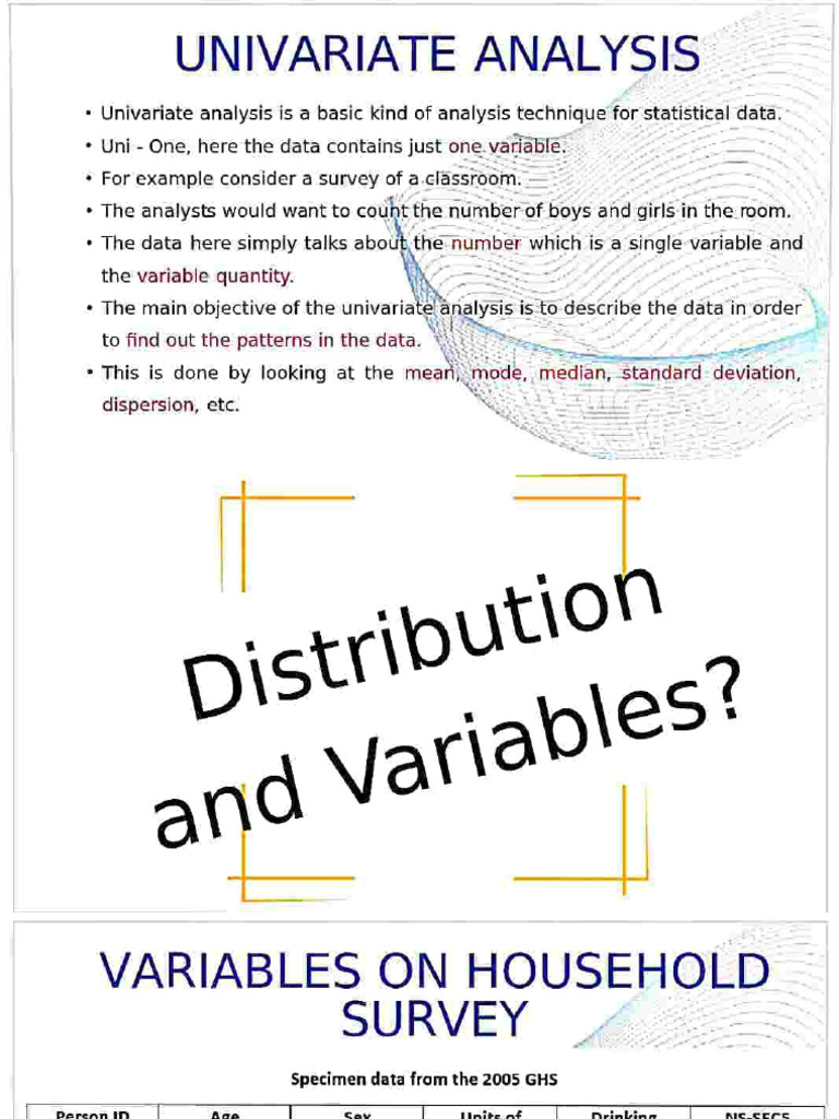 Univariate Analysis | PDF