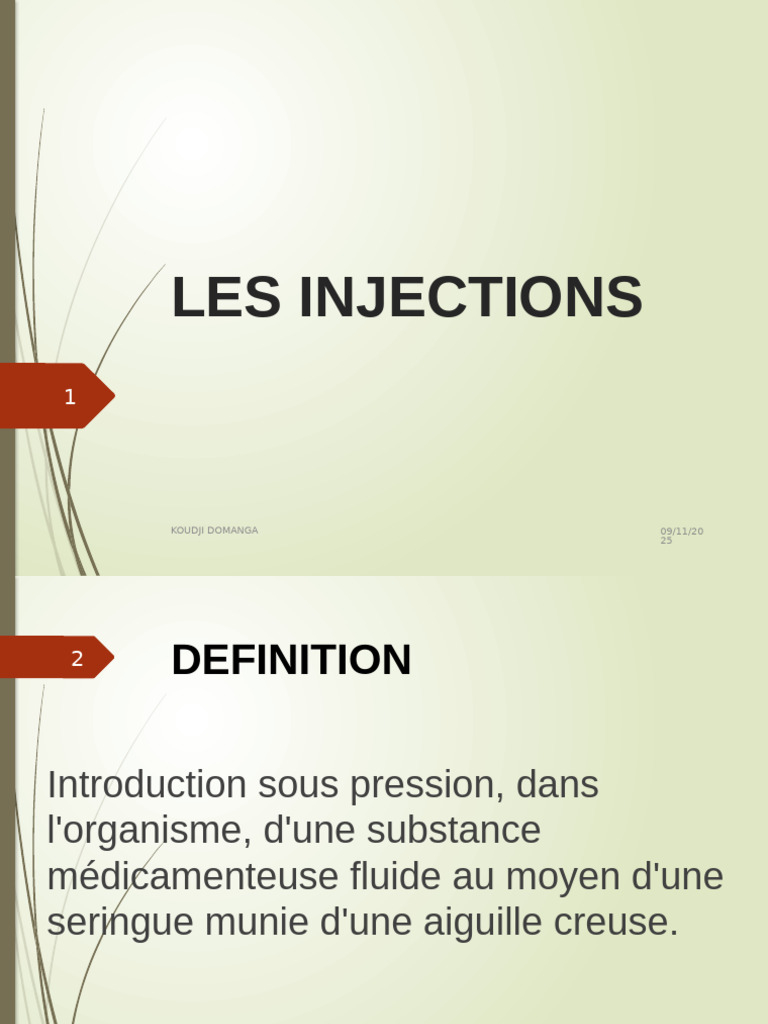 Guide complet sur les injections médicales | PDF | Seringue | Main