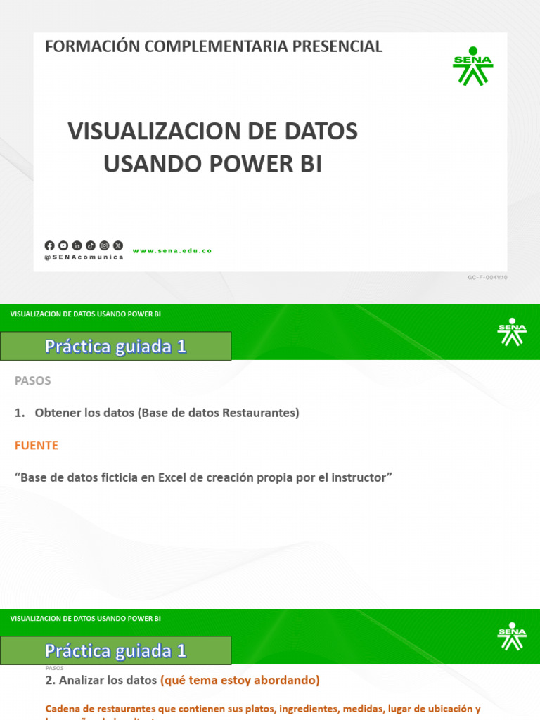 Visualización de Datos en Power BI | PDF | Datos | Informática