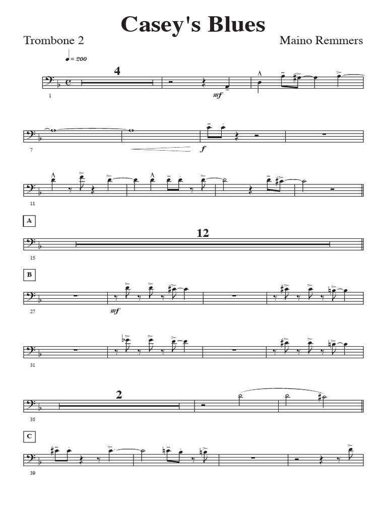 Casey's Blues TRB 2 | PDF
