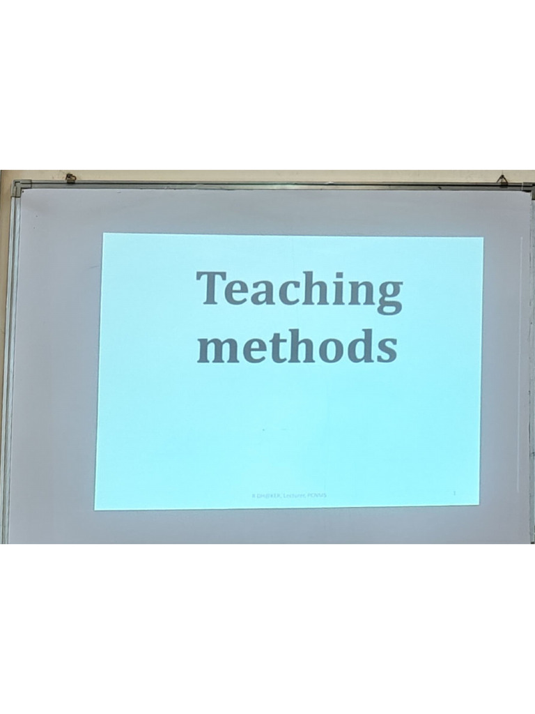 Intro To Teaching Methods and Lecture Method | PDF