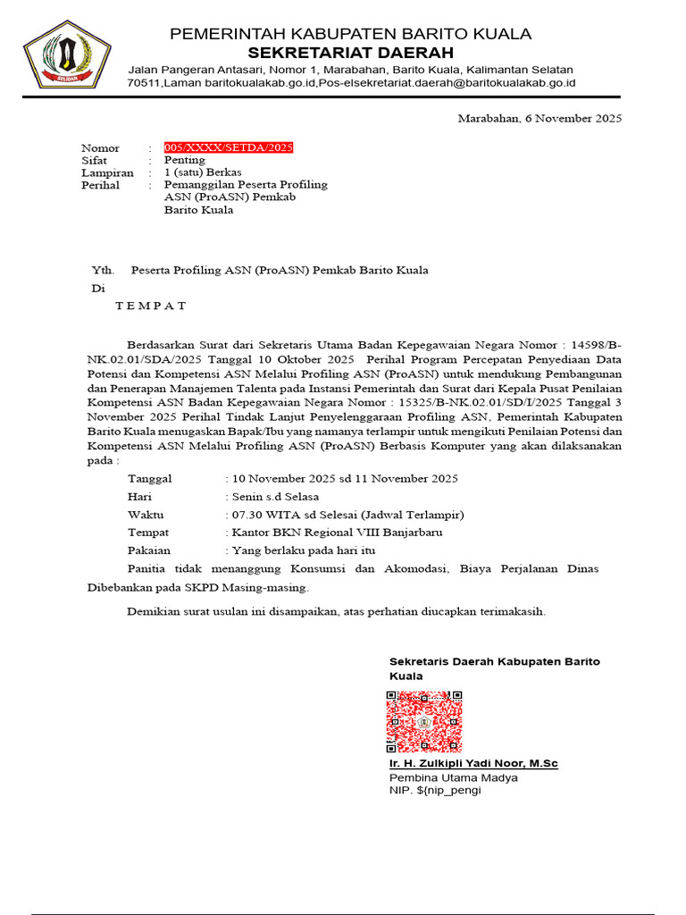 REVISI Undangan ProASN 2 | PDF