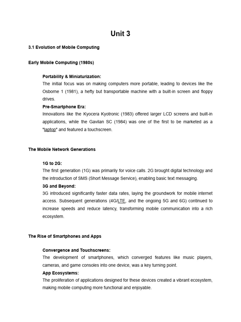 Unit 3 MCN | PDF | Computer Network | Cloud Computing