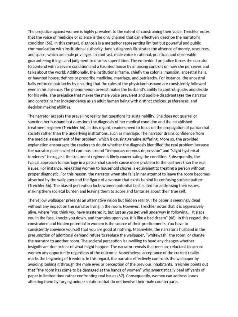 The Prejudice Against Women Is Highly Prevalent | PDF | Patriarchy ...