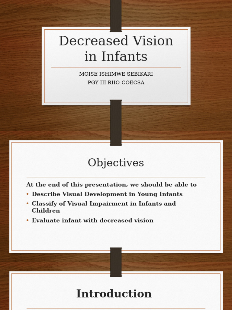 Decreased Vision in Infants | PDF | Visual Impairment | Visual System