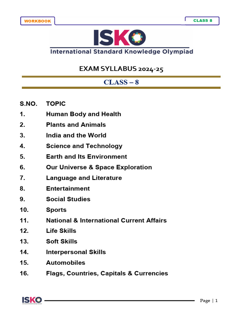 Class-8 Isko Workbook RVWD | PDF | Rainforest | Formula One
