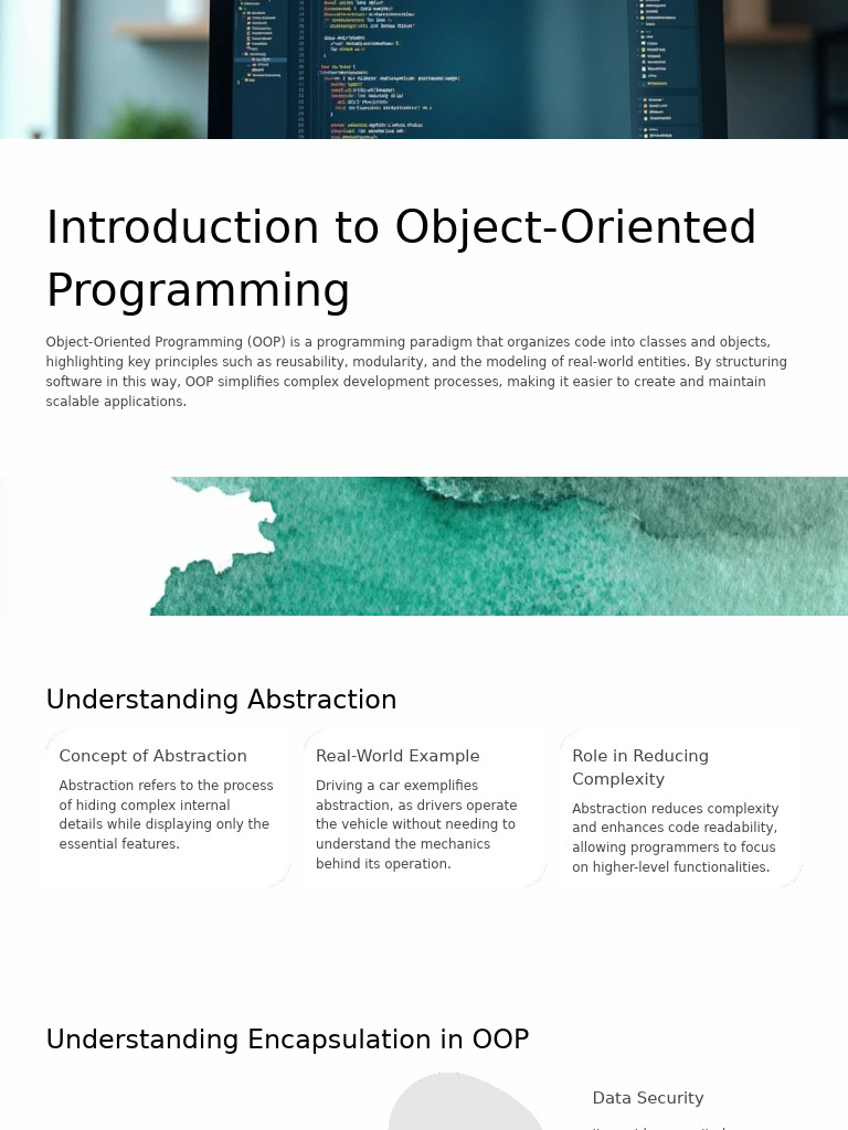 Introduction To Object-Orient... | PDF | Method (Computer Programming) | Class (Computer ...