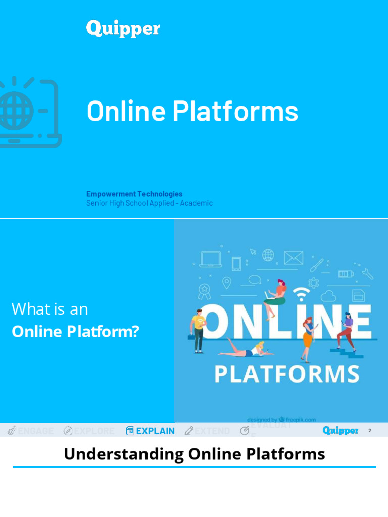 Computer 12 - Online Platforms | PDF | Learning | Educational Technology