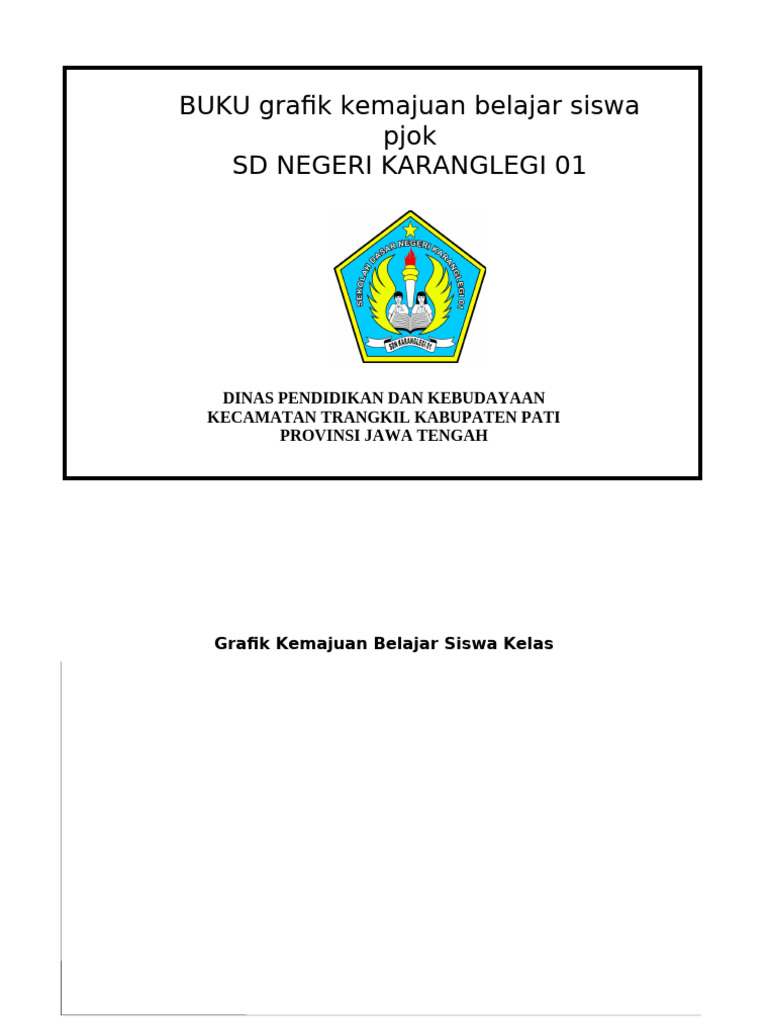 Buku Grafik Kemajuan Belajar Siswa | PDF
