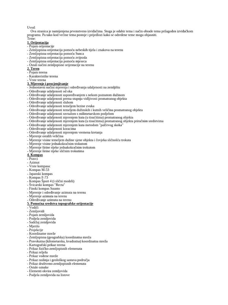 Topografski Priručnik | PDF