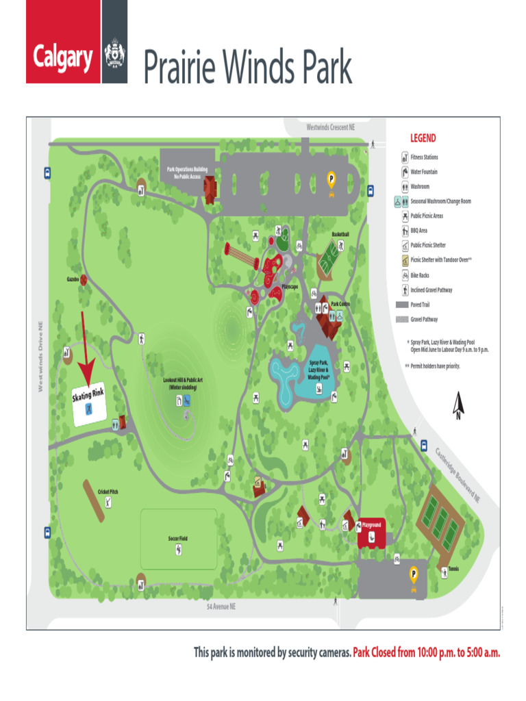 Prairie Winds Park Map | PDF