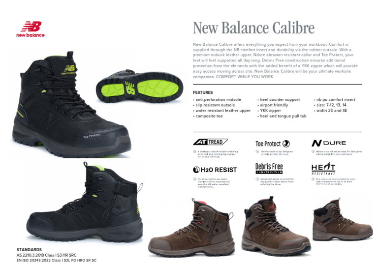 New Balance Calibre: Features | PDF