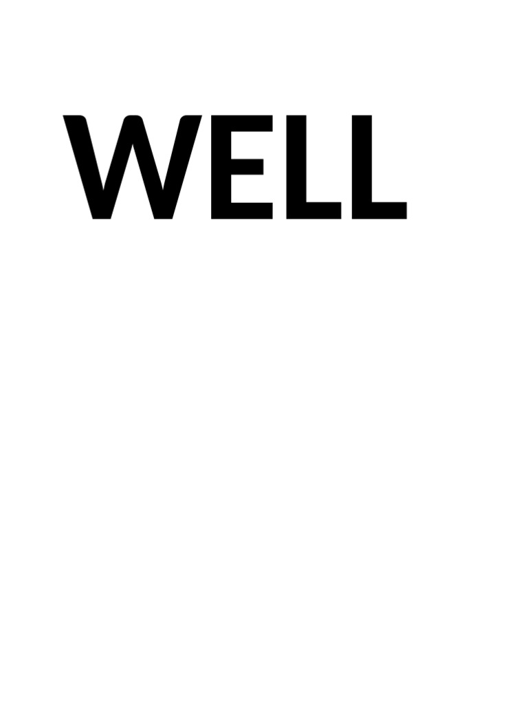 Well | PDF