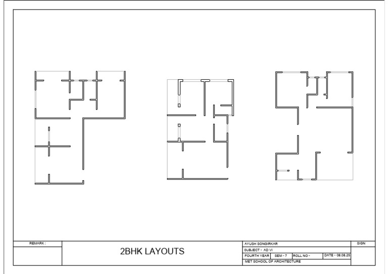 2bhk Plans | PDF