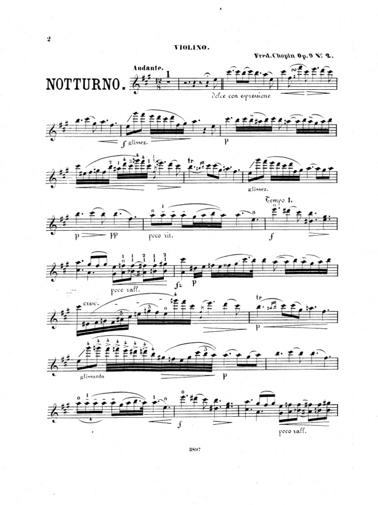 Op.9 Noturno N° 2 Chopin | PDF