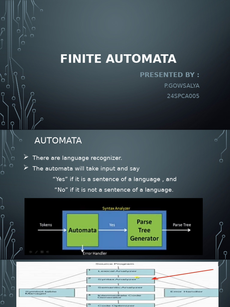 Finite Automata | PDF