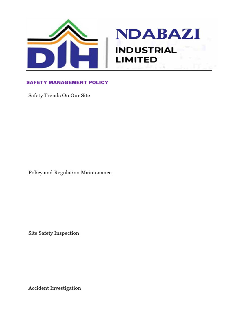 Safety Management | PDF | Occupational Safety And Health Administration ...