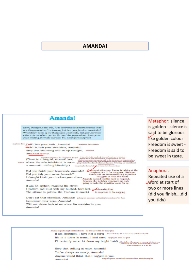 Amanda! Notes | PDF | Authenticity (Philosophy)