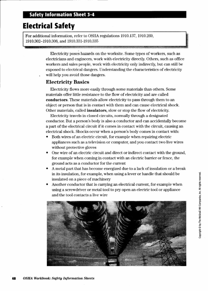 Electrical Safety Lab Activity | PDF